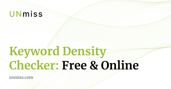 Keyword Density Checker: Free & Online Keyword Density Checker: Free & Online